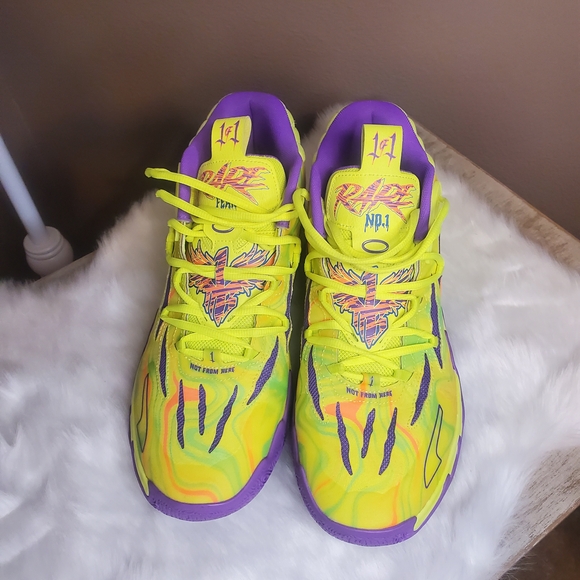 Puma | Shoes | Puma Lamelo Ball Mb3 Spark Basketball Shoes Yellow And ...